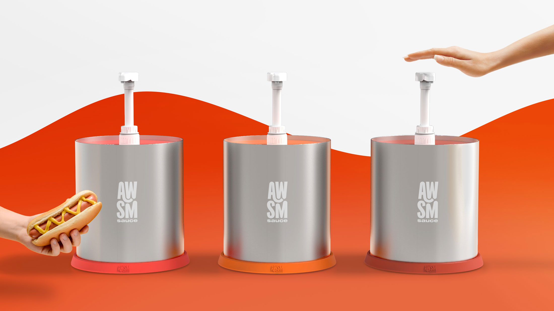 AWSM Stadium Dispenser - Forma - Product Led Brand Agency